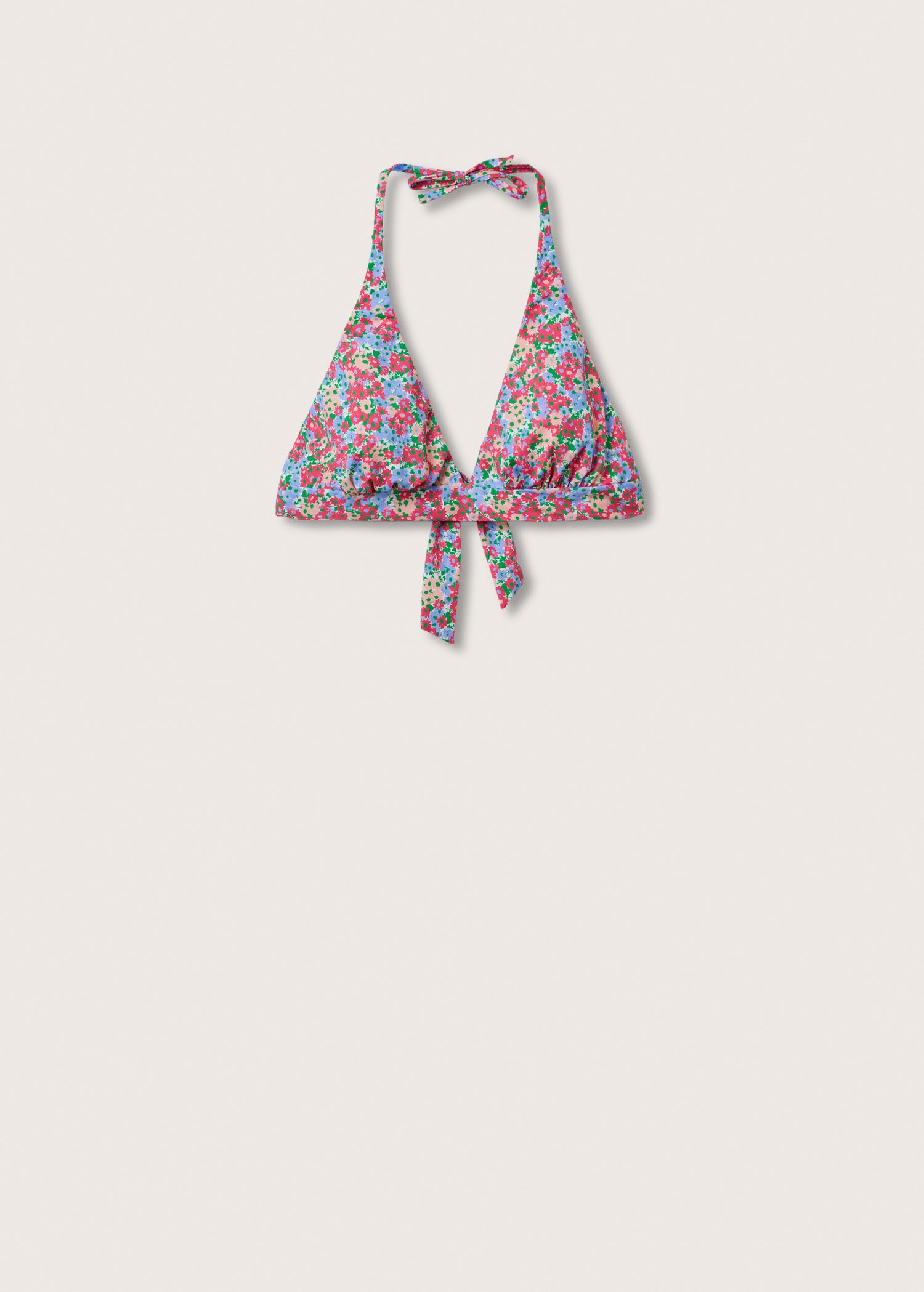 MANGO Bikini Top in Pastel Pink | endource