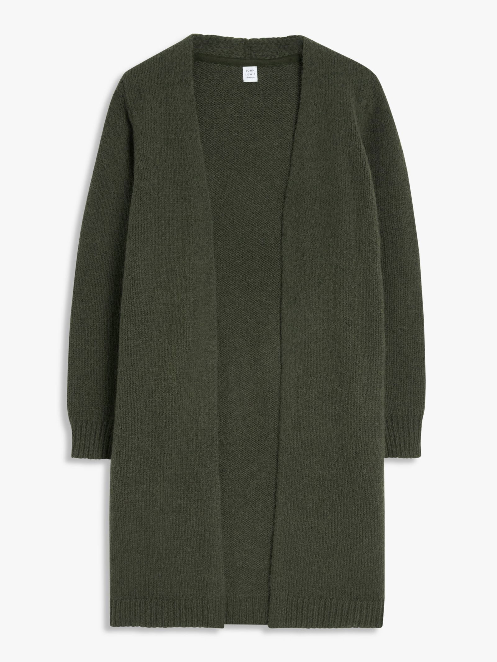 JOHN LEWIS Edge to Edge Cardigan in Grey | endource