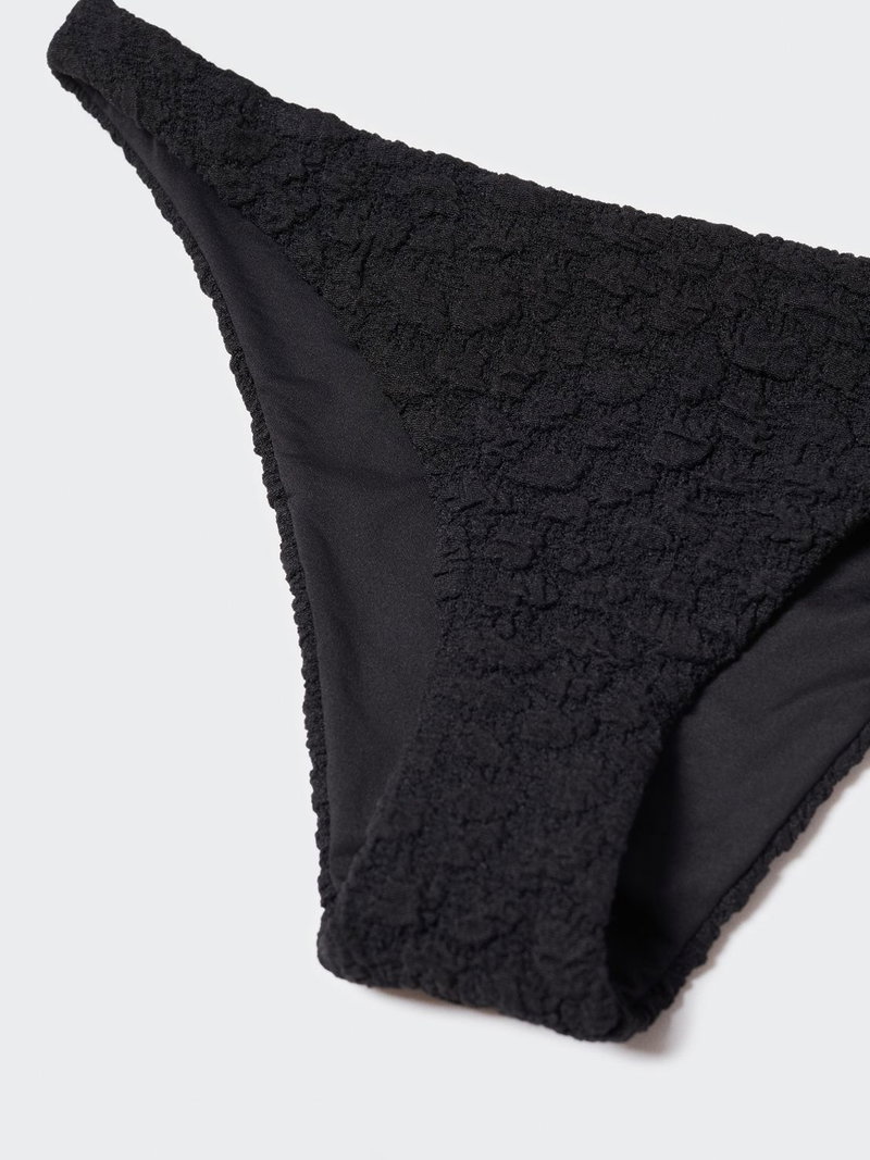 MANGO Pami Textured Bikini Bottoms | Endource