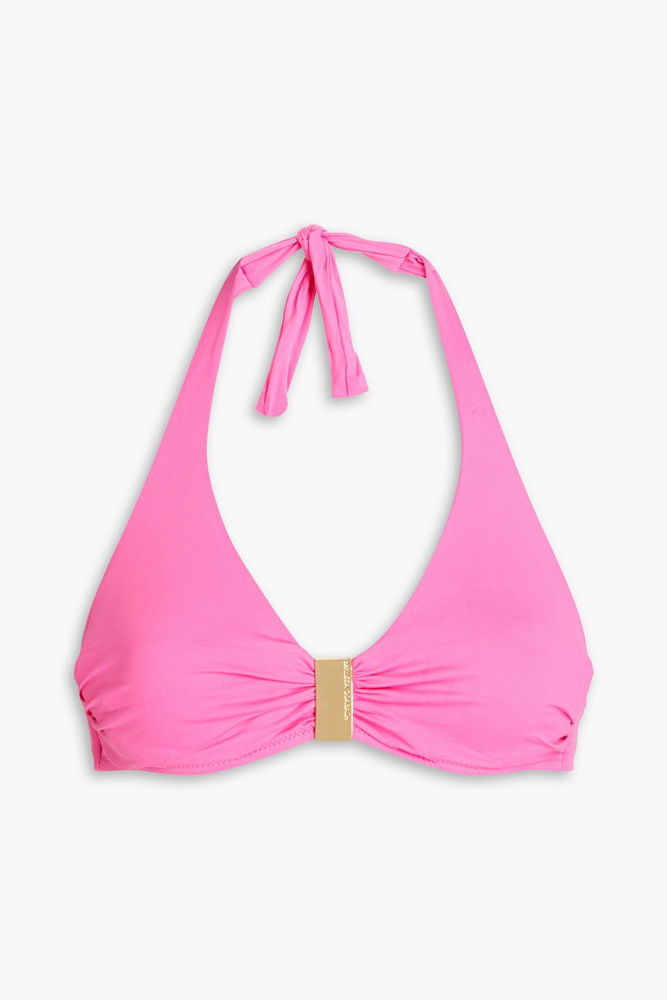 Melissa Odabash Provence Ruched Bikini Top In Pink Endource