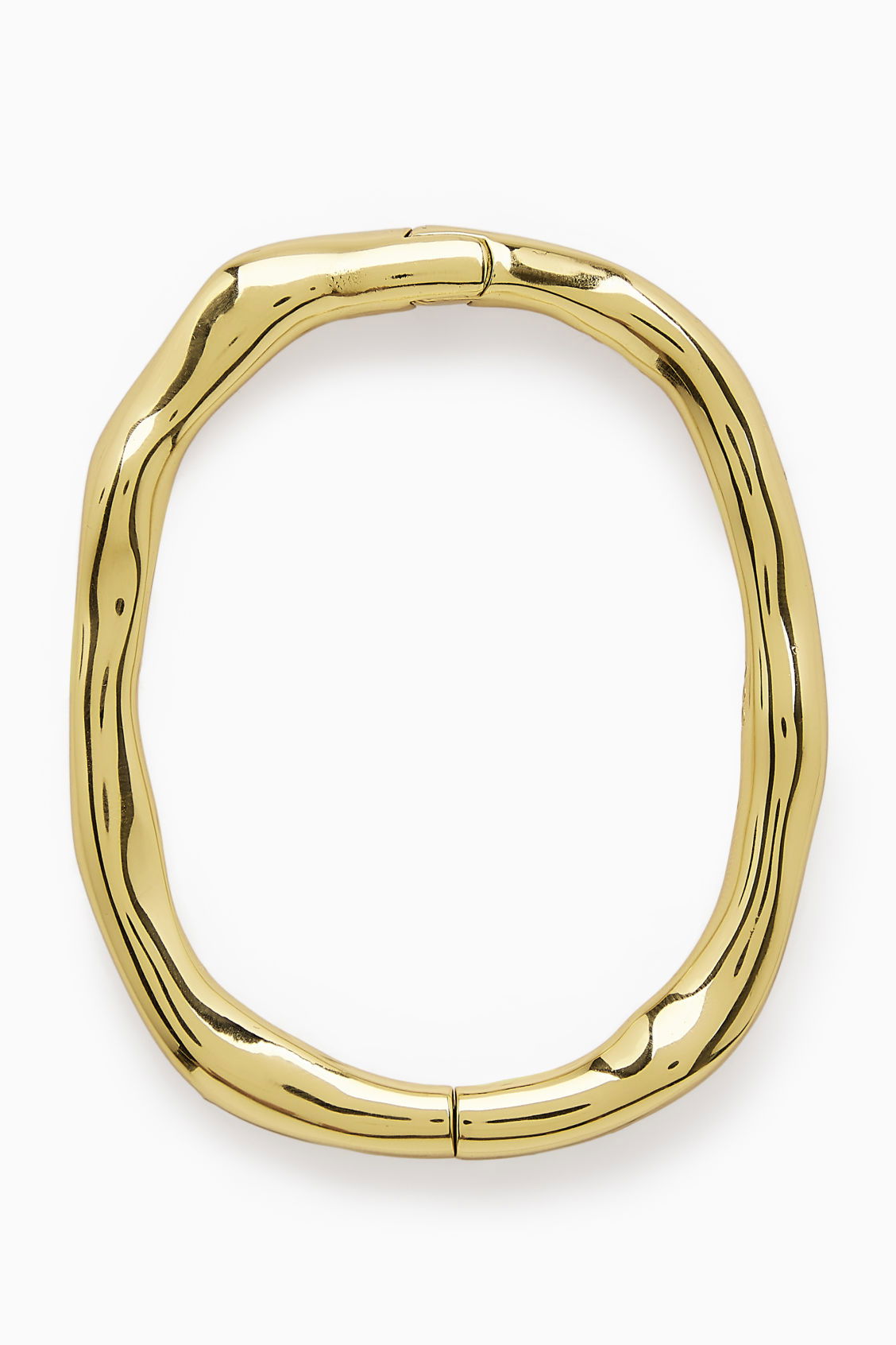 COS Hammered Bangle in GOLD | endource