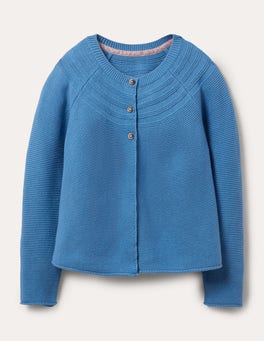 BODEN Cashmere Blend Cardigan in Elizabethan Blue | endource