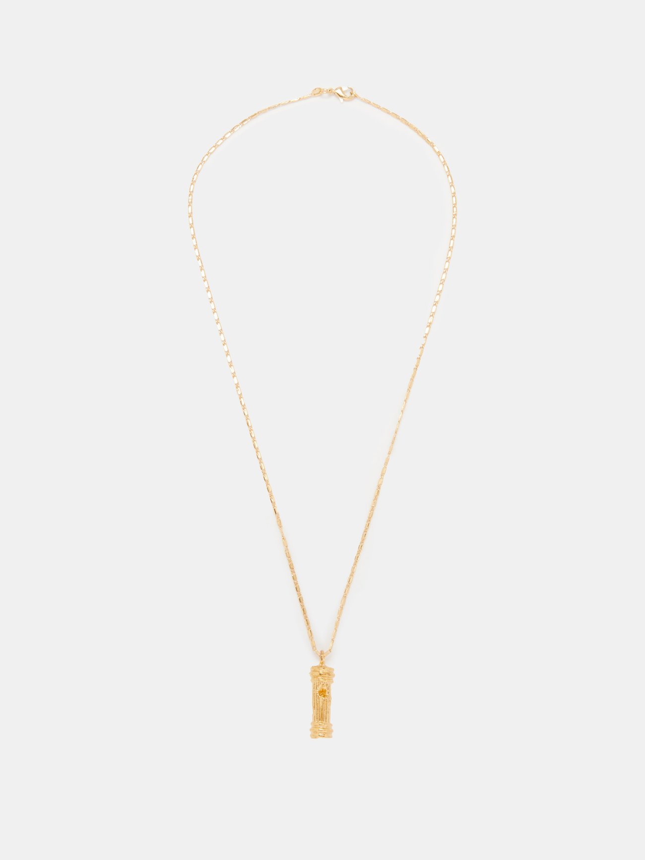 ALIGHIERI The Founding Pillar 24kt Gold-Plated Necklace in Gold | endource