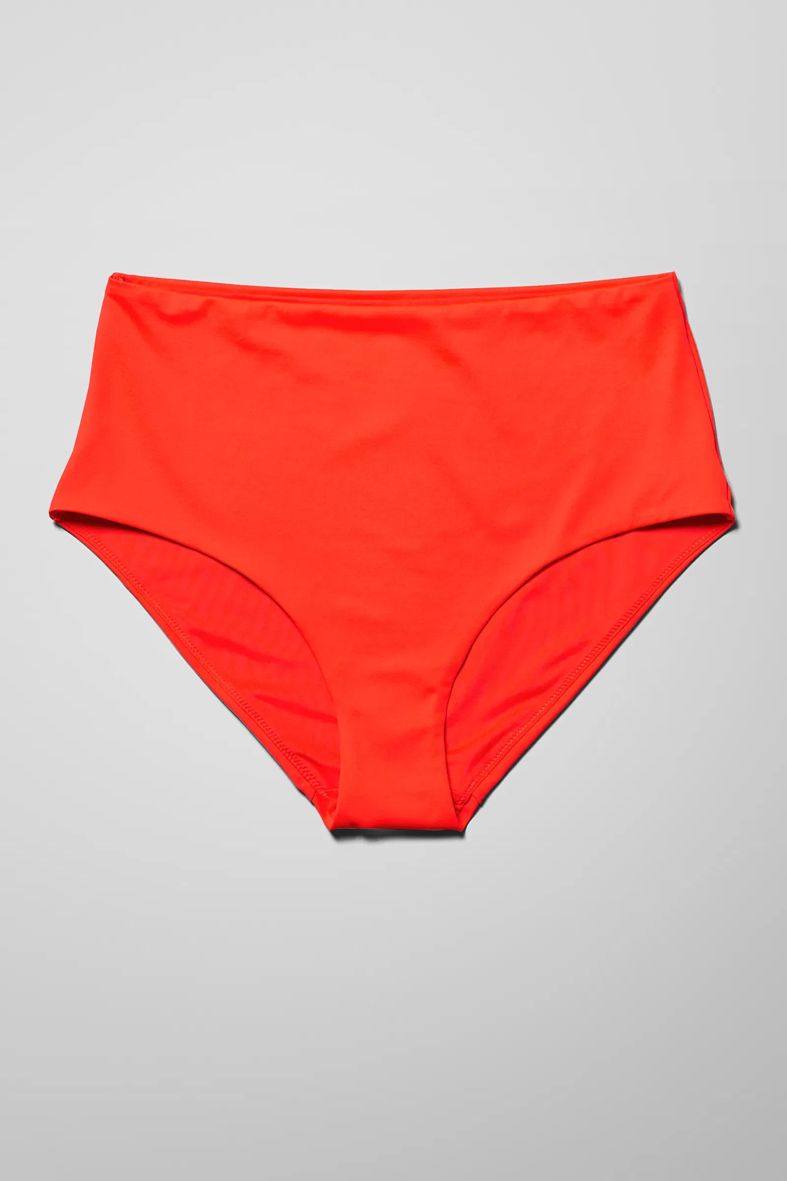WEEKDAY Ava High Waist Swim Bottom in Red | endource