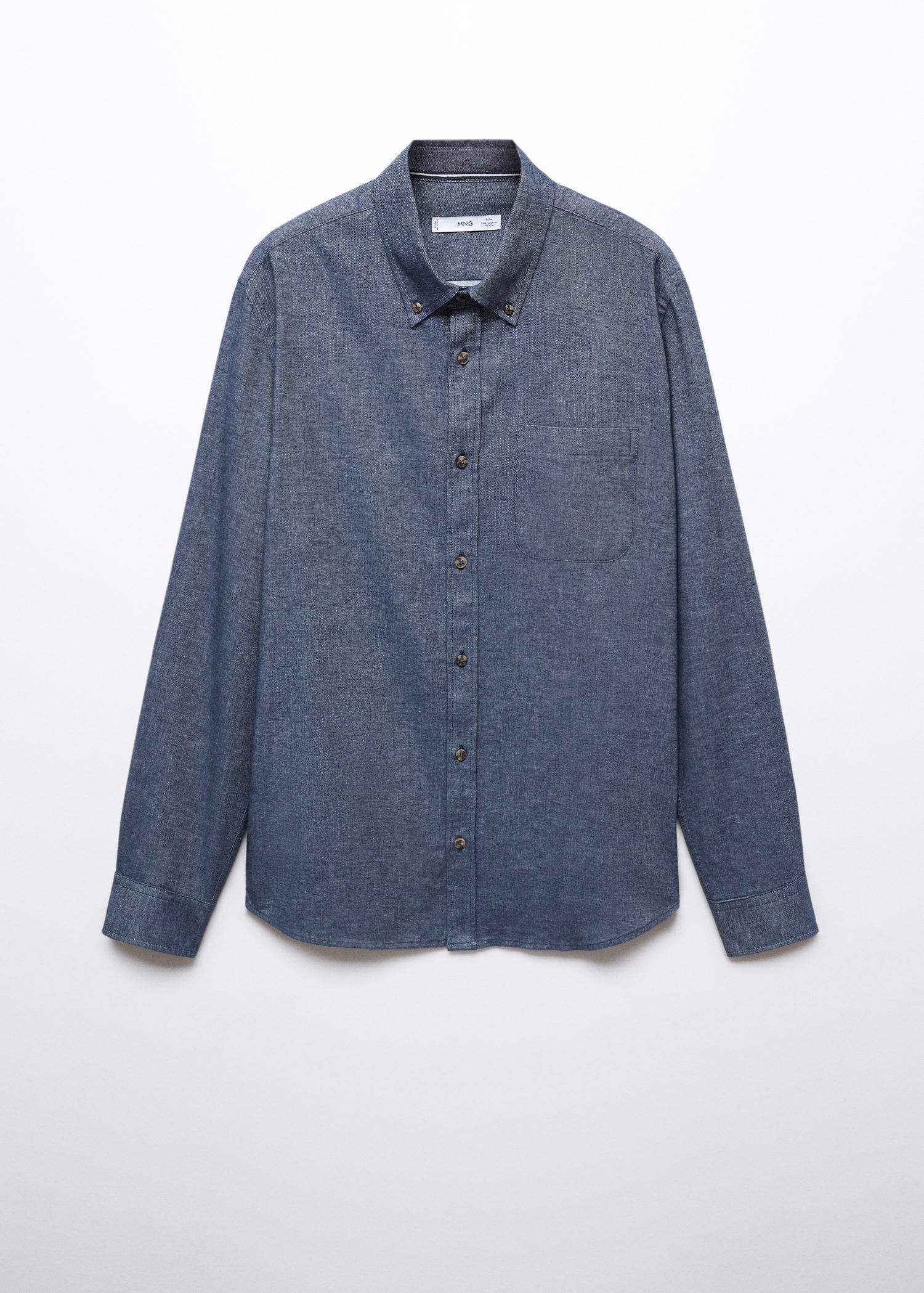 MANGO Cotton Fil-A-Fil Shirt | endource