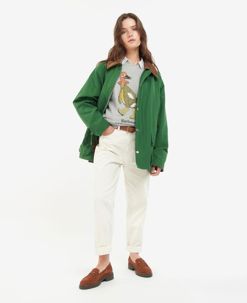 BARBOUR Barbour x NOAH 60/40 - Bedale Casual Jacket in Kelly Green ...