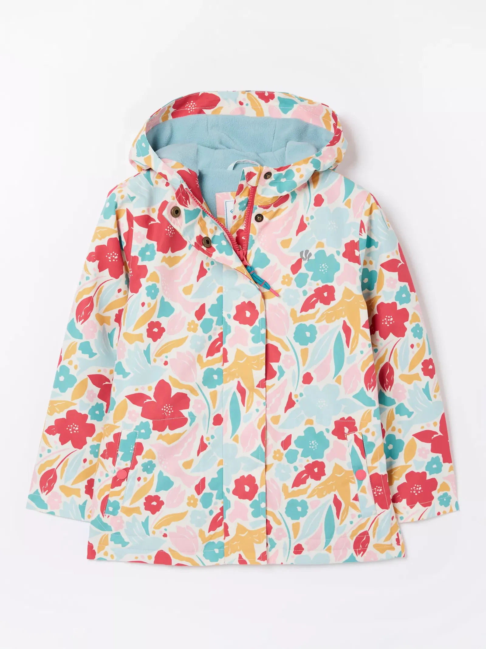 FATFACE Tate Waterproof Coat in Dark Pink | endource