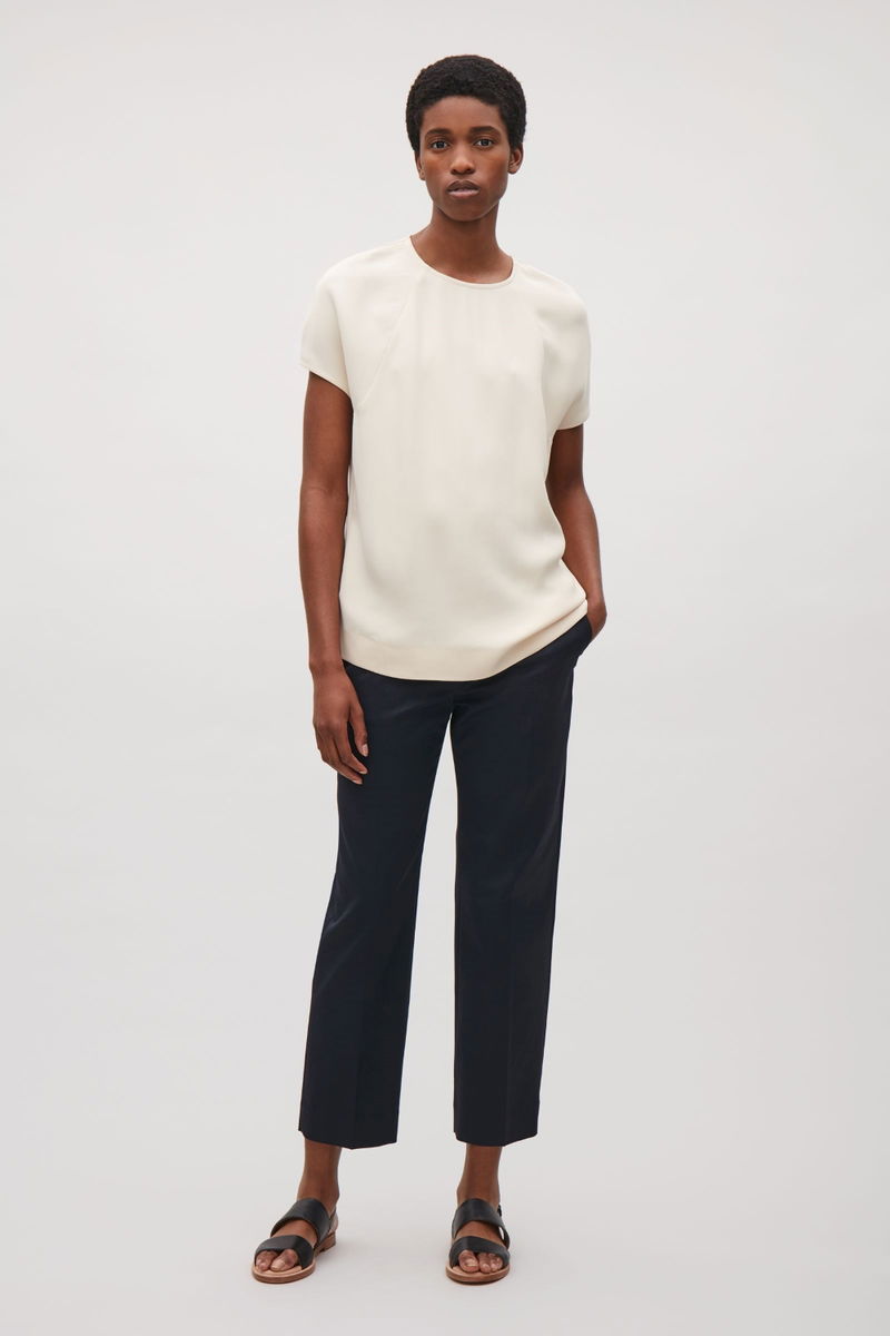 COS Boxy Crepe Top | endource