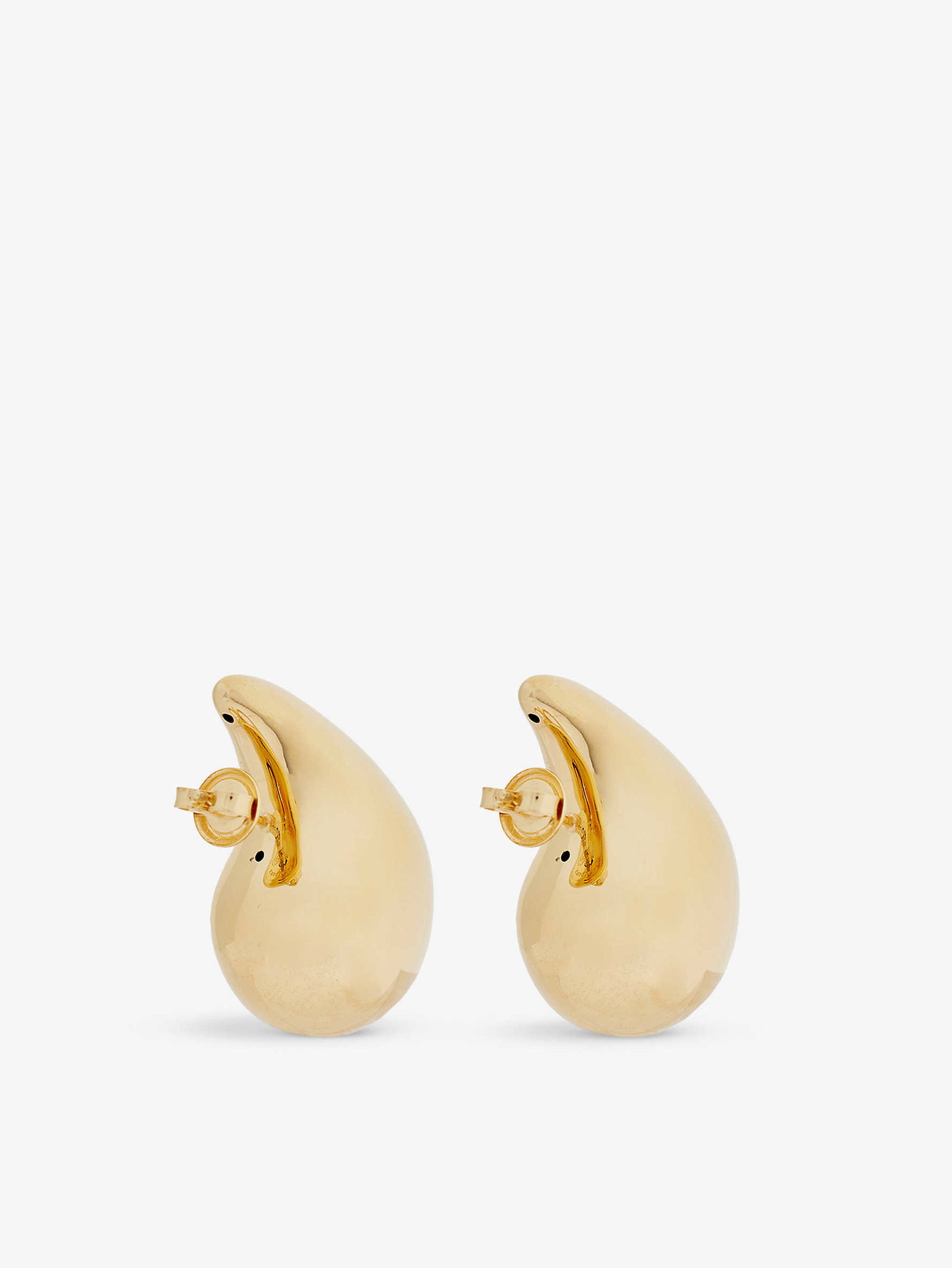 BOTTEGA VENETA Bv Drop Earrings in YELLOW GOLD | endource