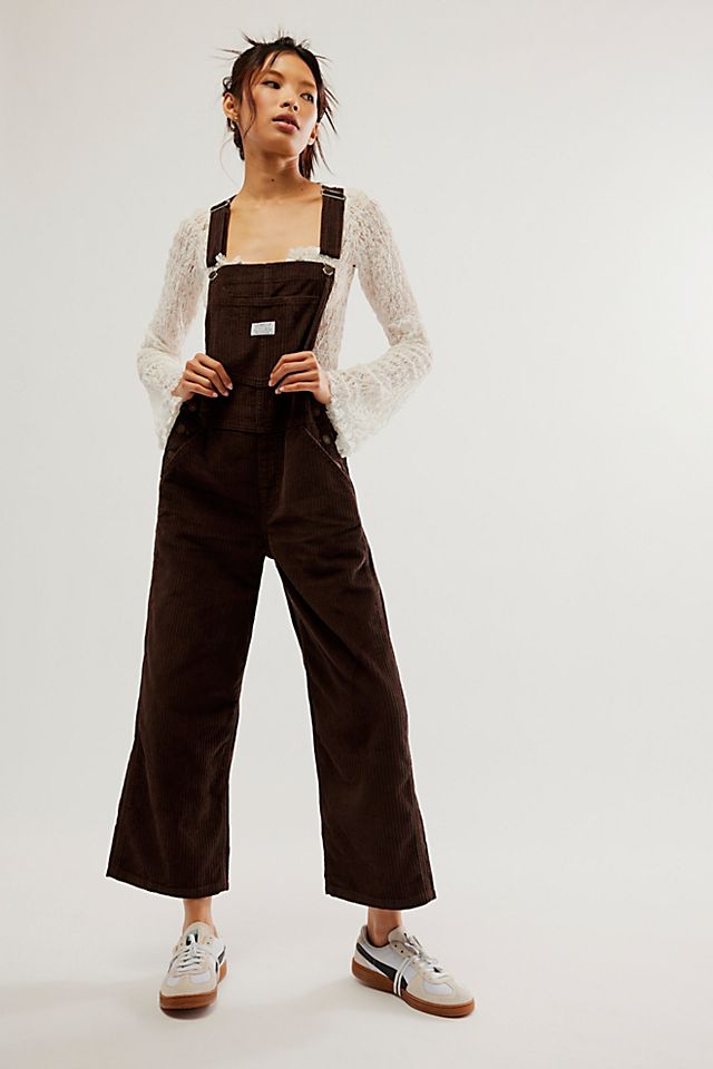 LEVI'S Baggy Cord Overalls in Mole | Endource