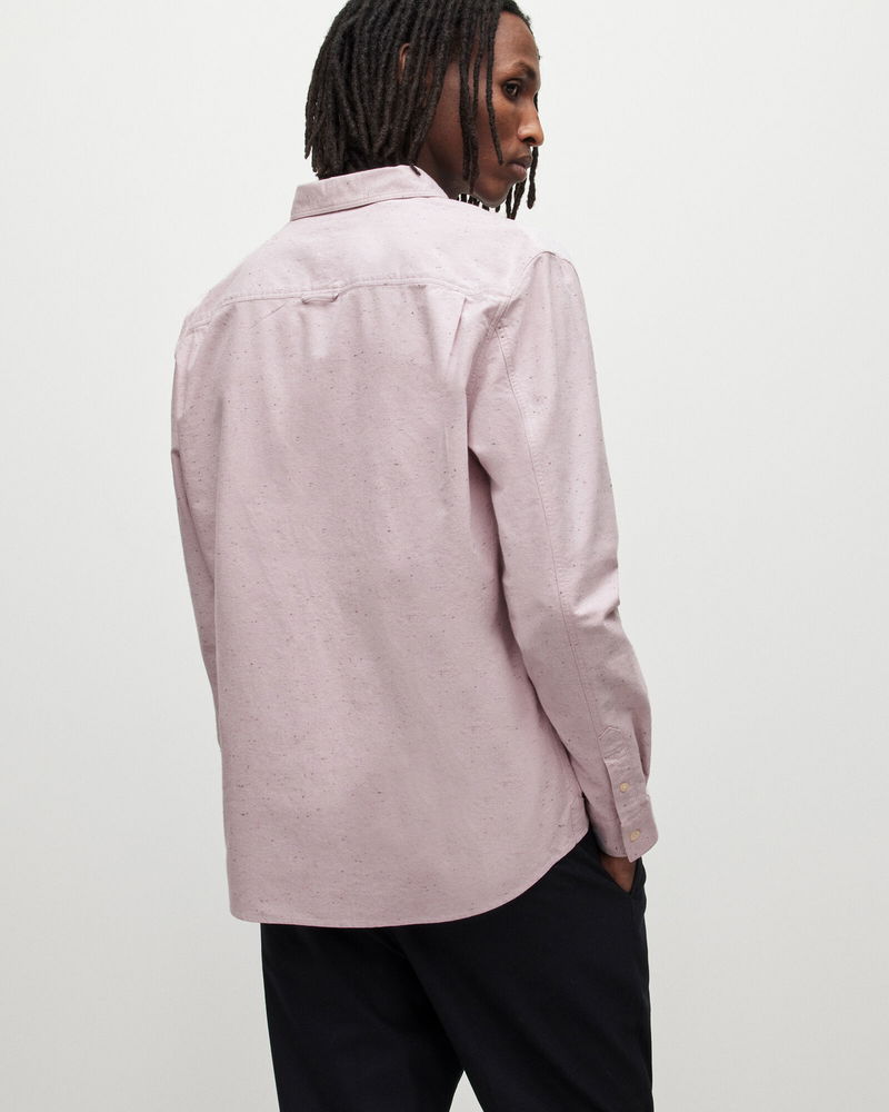 ALLSAINTS Childers Ramskull Shirt in Ash Pink | endource