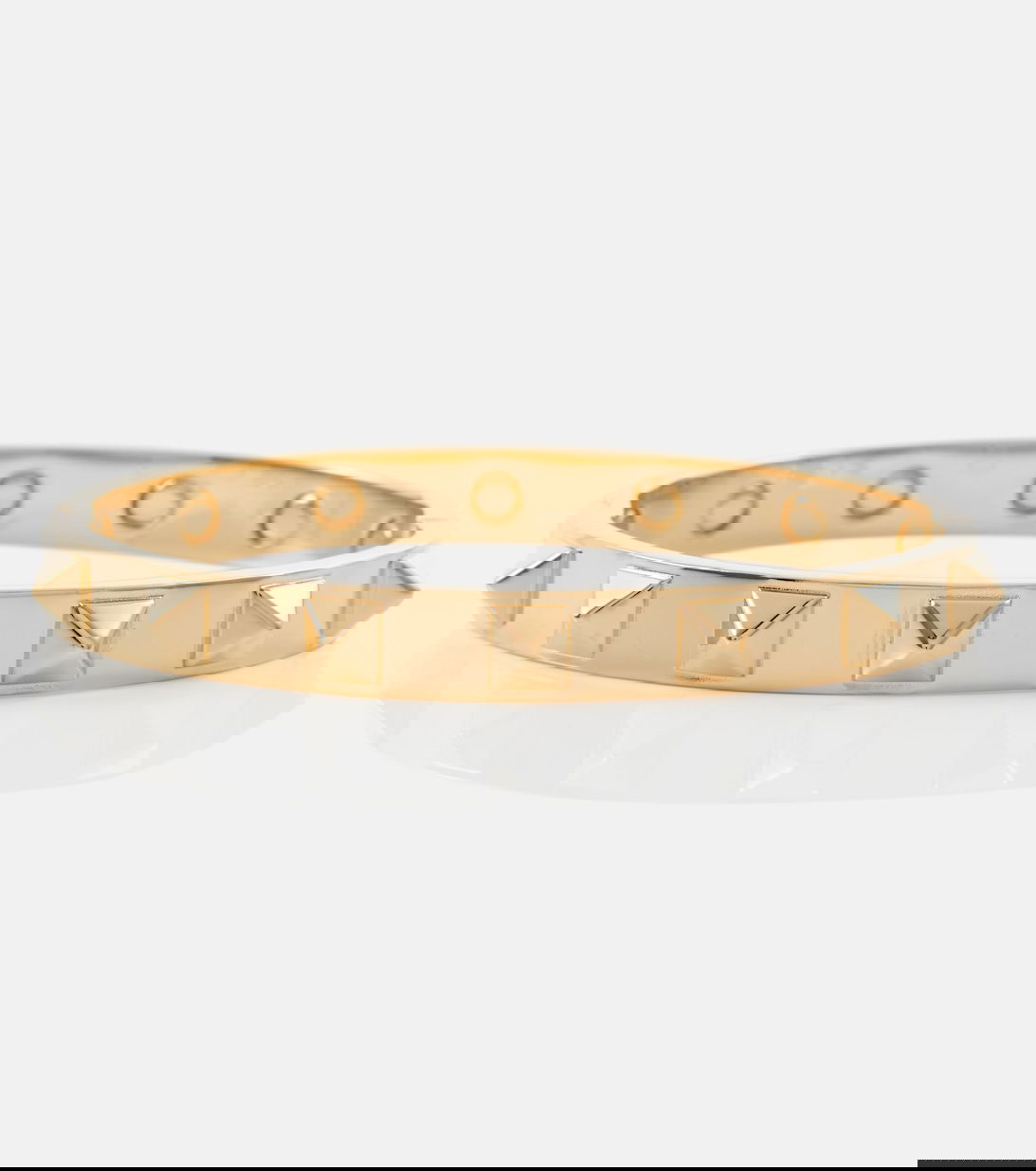 Valentino Rockstud Bangle in Gold | endource