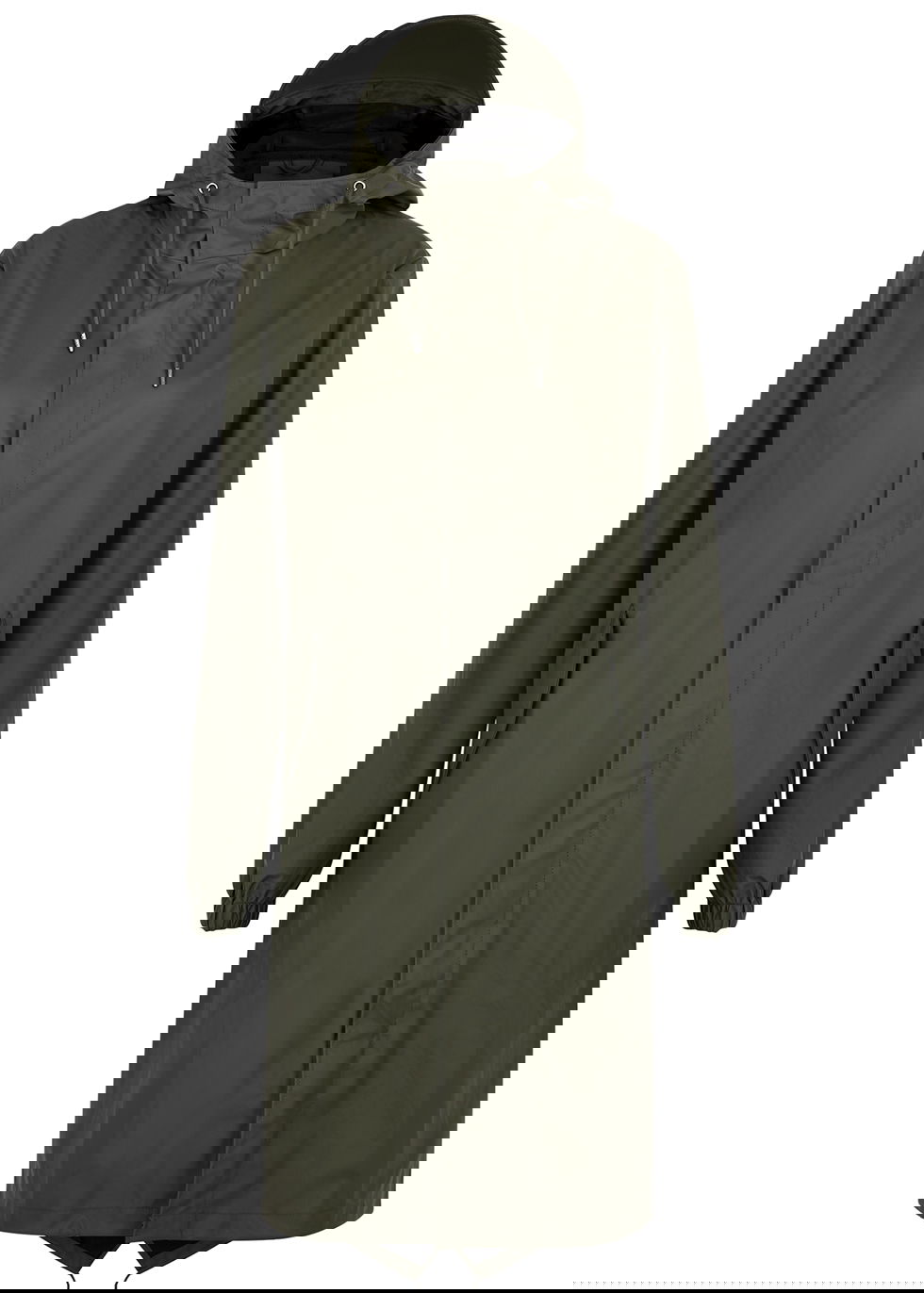 RAINS Fishtail Rubberised Raincoat | Endource