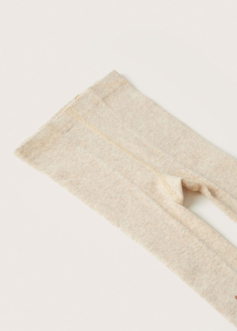 MANGO Polka-Dot Thick Tights | endource