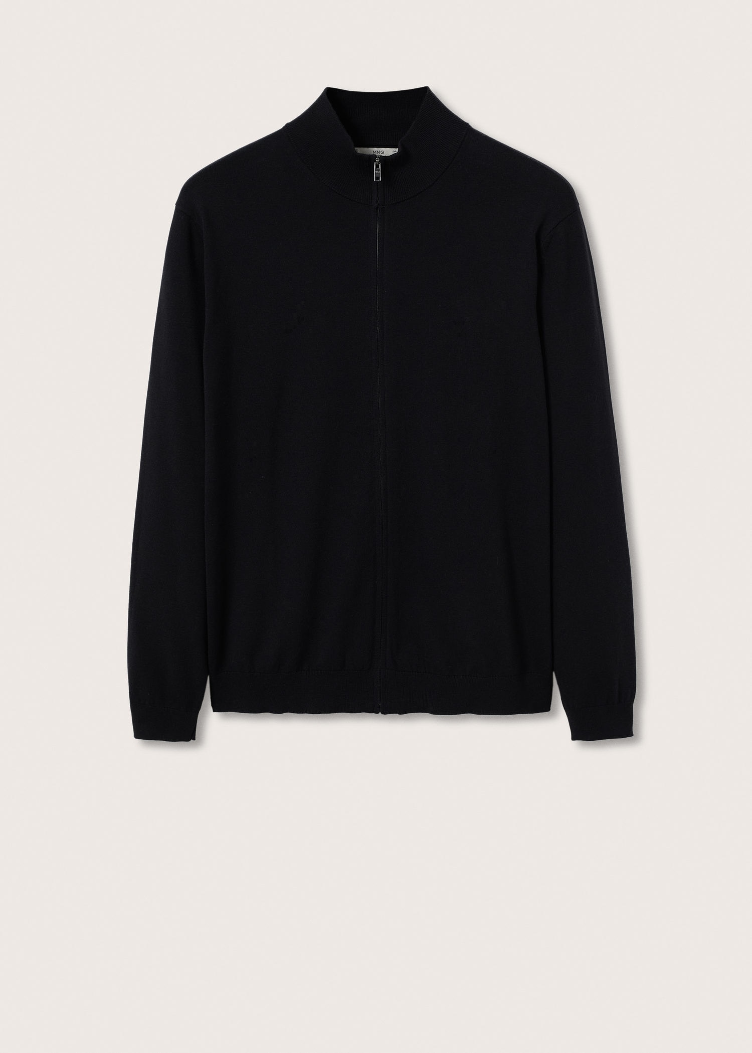 MANGO Thermoregulating Zip Cotton Cardigan | endource
