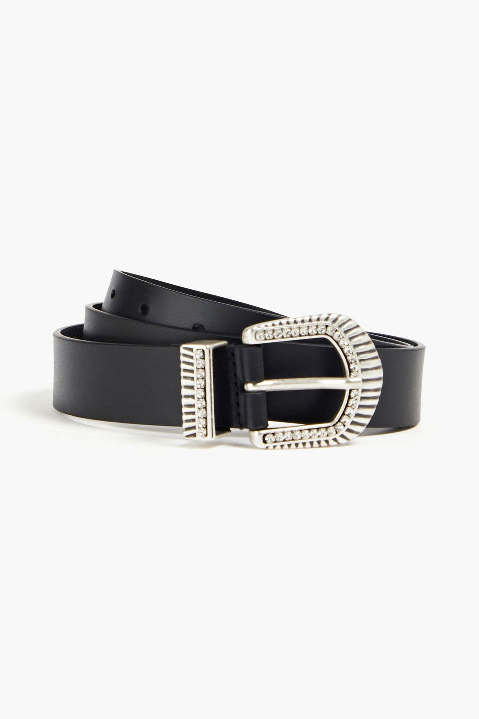 IRO Andily Leather Belt in Black | Endource