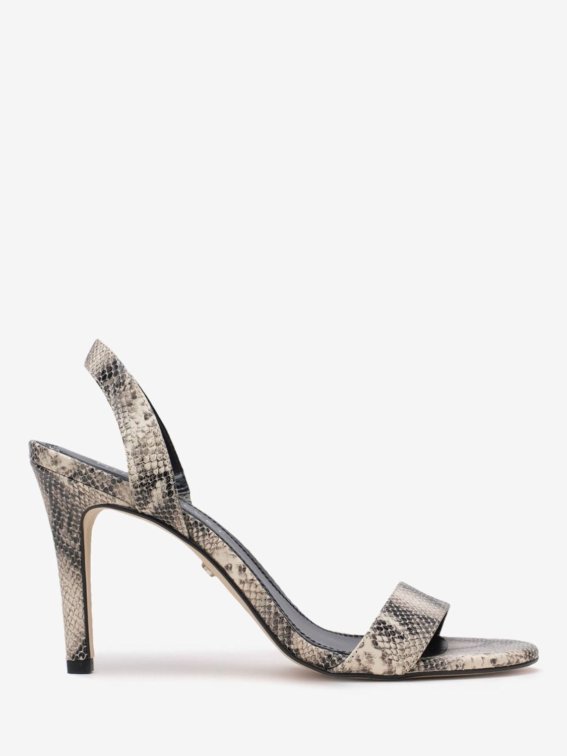 Mint Velvet Amara Snake Print Slingback Heeled Sandals | Endource