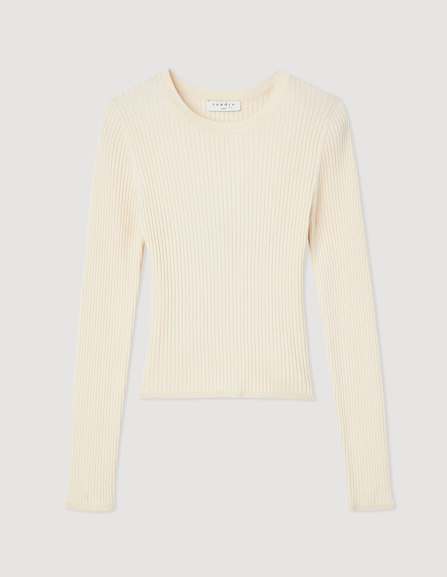 SANDRO Backless Knit Sweater | endource