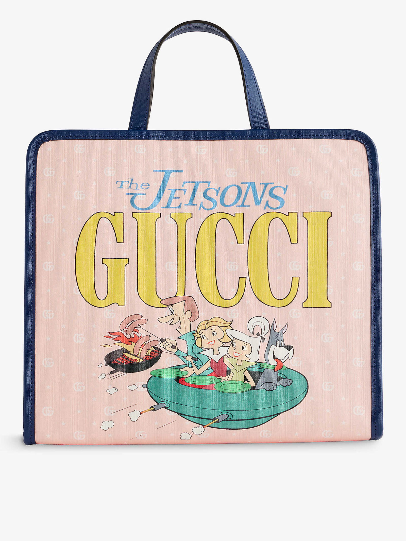 GUCCI Kids' The Jetsons Faux-Leather Tote Bag in Smooth Pink/royale ...