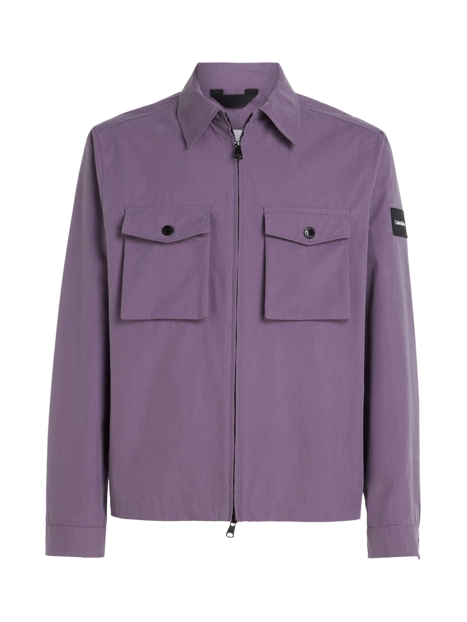 CALVIN KLEIN Recycled Light Shacket in Purple | endource