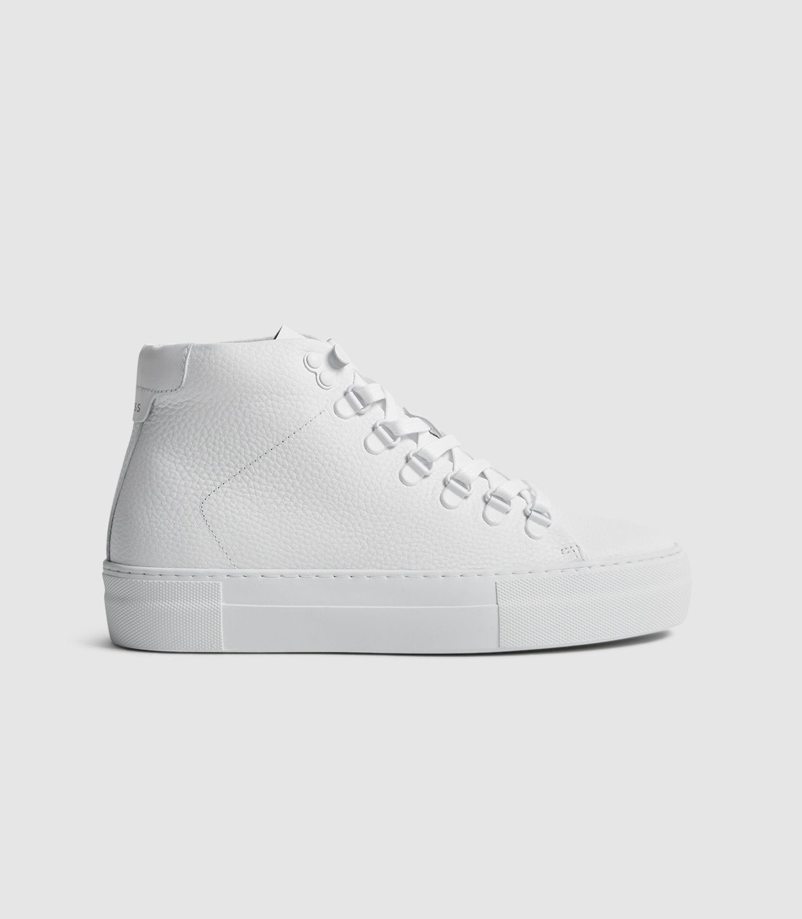REISS Angel Sneaker Boots in White | endource