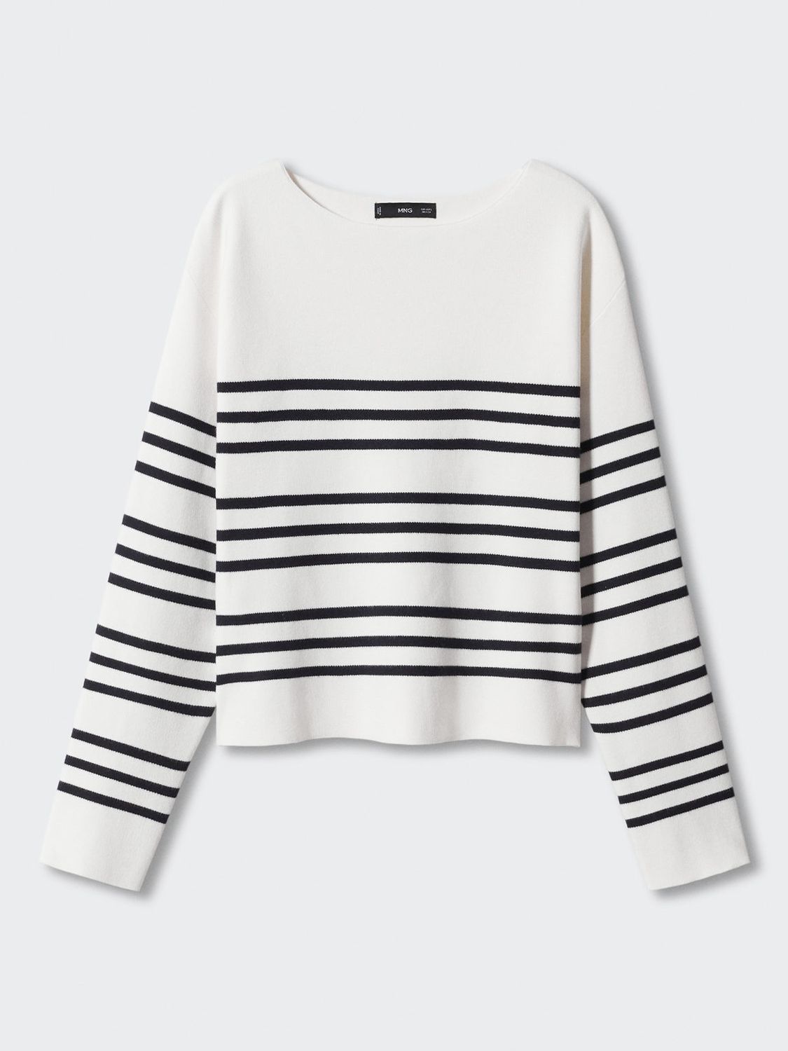 MANGO Proac Stripe Jumper in Navy | endource