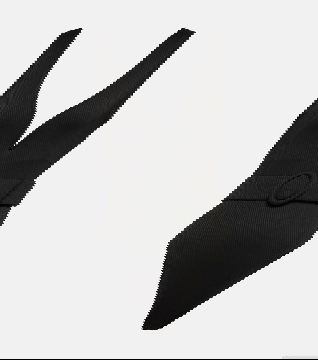 ALEXANDRA MIRO Kiki Belted Swimsuit in Black | endource