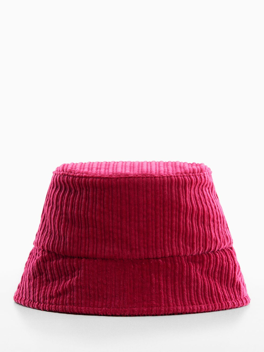 MANGO Cotton Bucket Hat in Red | endource