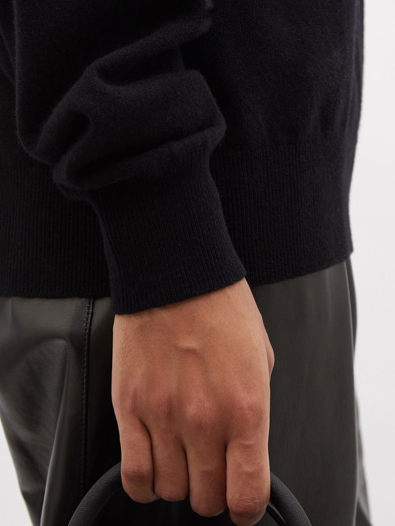 Givenchy 4g Jacquard Cashmere Sweater In Black Endource