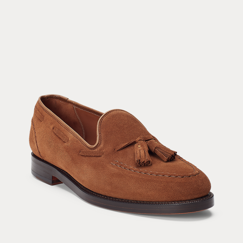 POLO RALPH LAUREN Booth Suede Loafer in Brown | endource