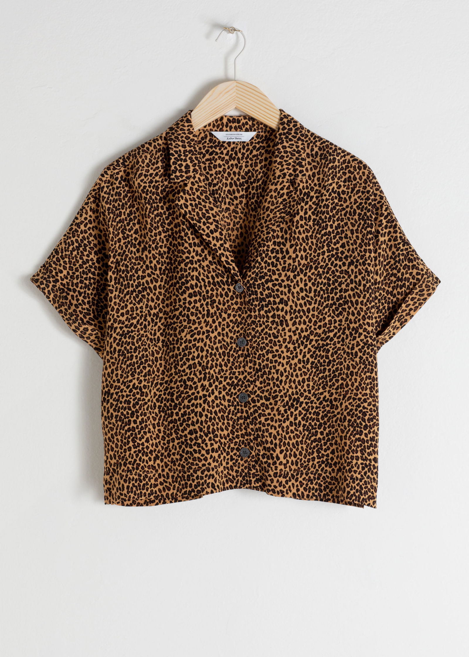 & OTHER STORIES Leopard Print Button Up Shirt | endource