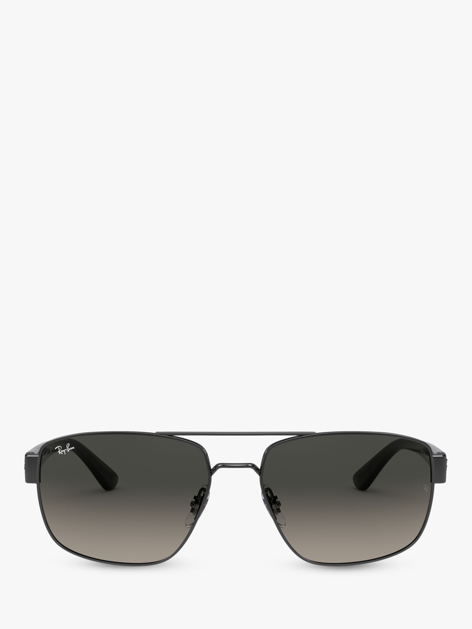 RAY-BAN Rectangular Sunglasses in Gold/Dark Green | endource