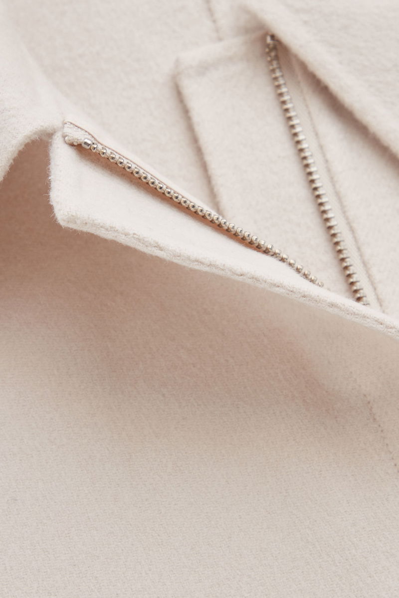 COS Cropped Bolero Jacket in off-white | endource