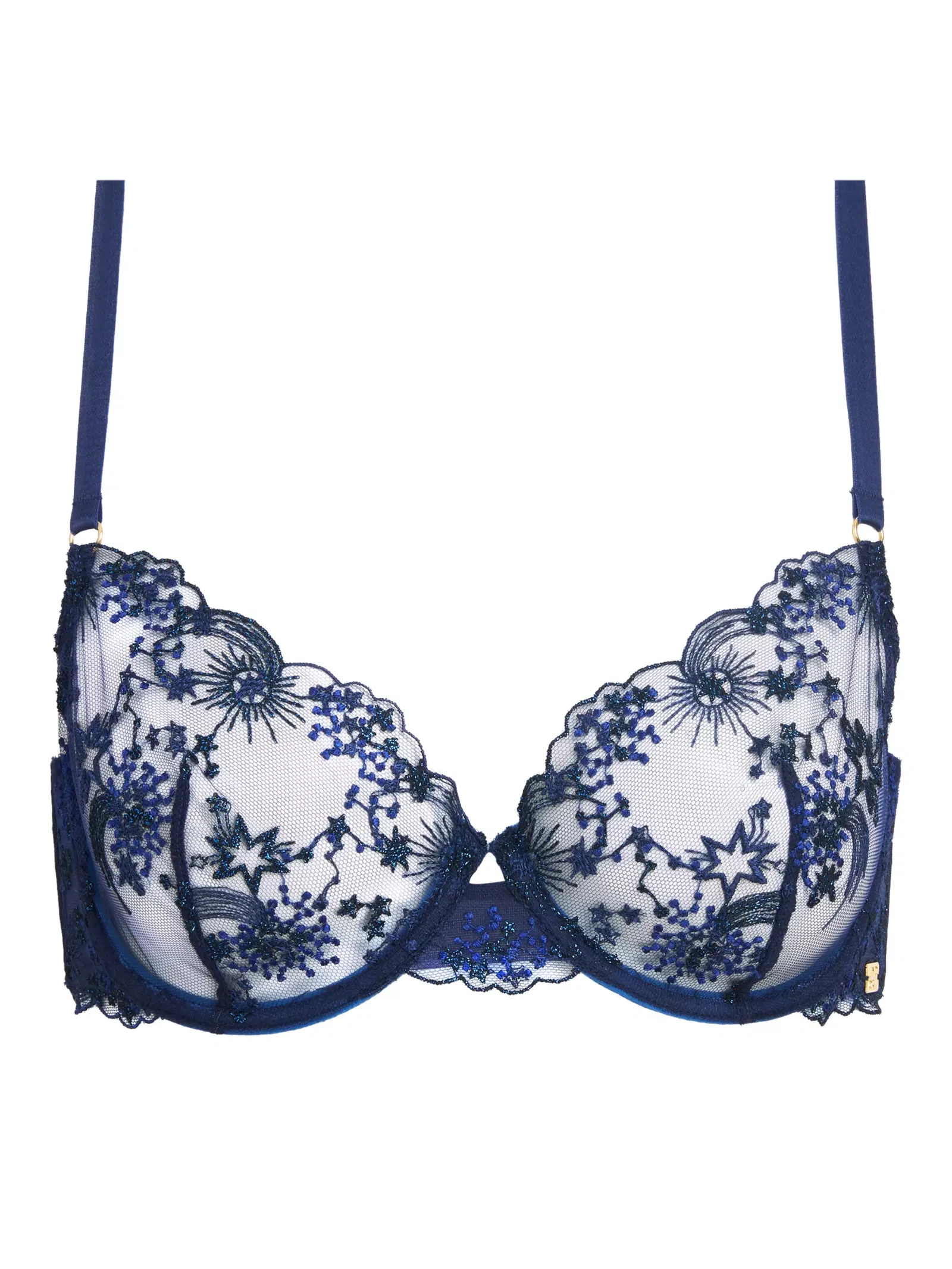 AND/OR Kiki Starry Night Embroidered Bra | endource