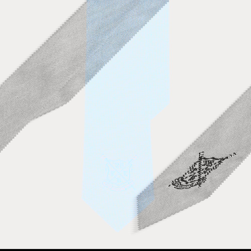 POLO RALPH LAUREN Rowing-Crest Oxford Tie in Blue | endource