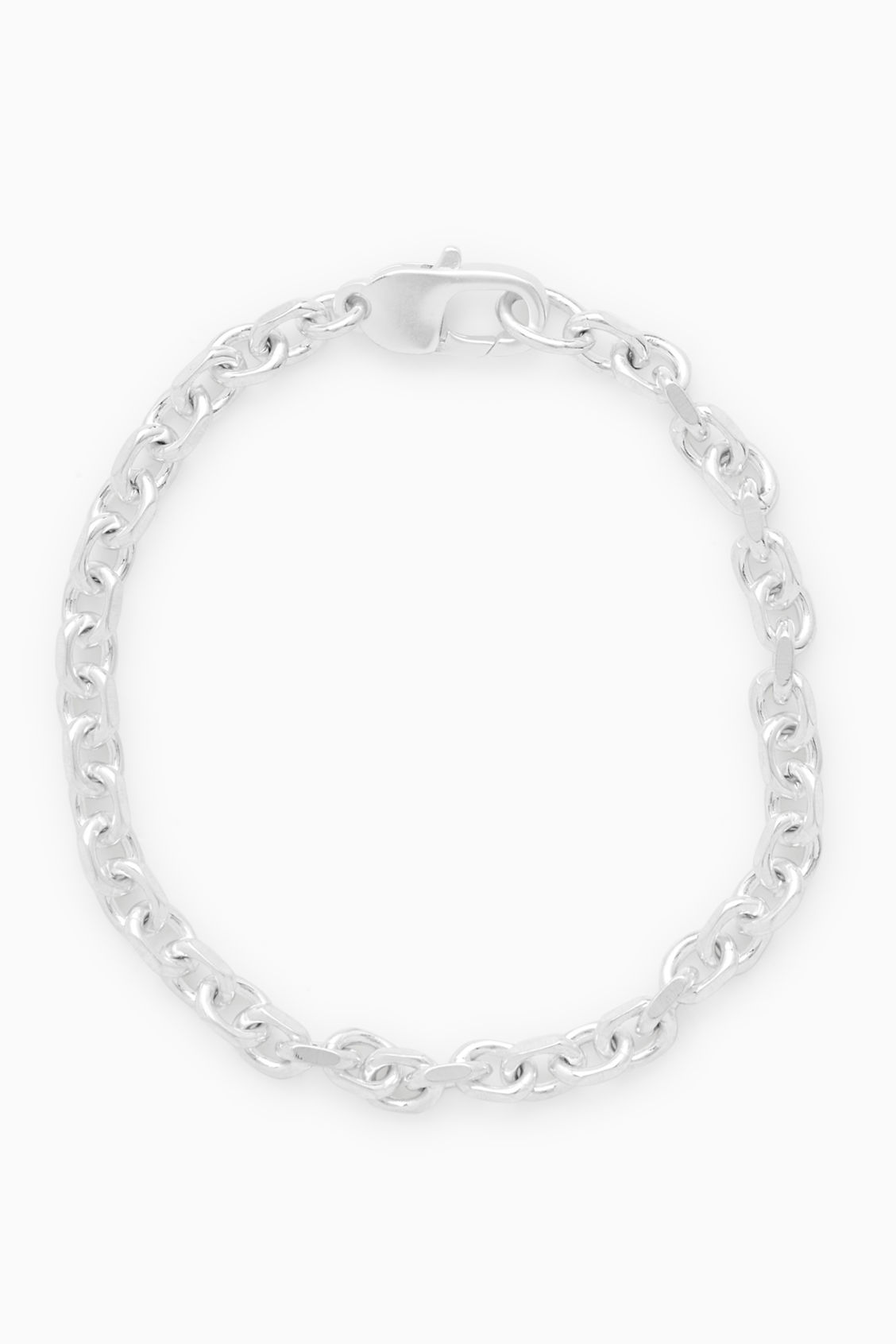 COS Geometric Oval-Link Bracelet in SILVER | Endource