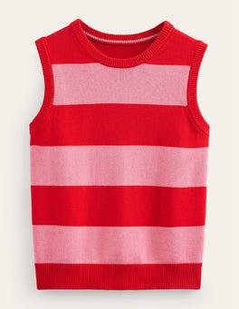 BODEN Fiona Tank in Hot Pepper and Crayon Pink | endource