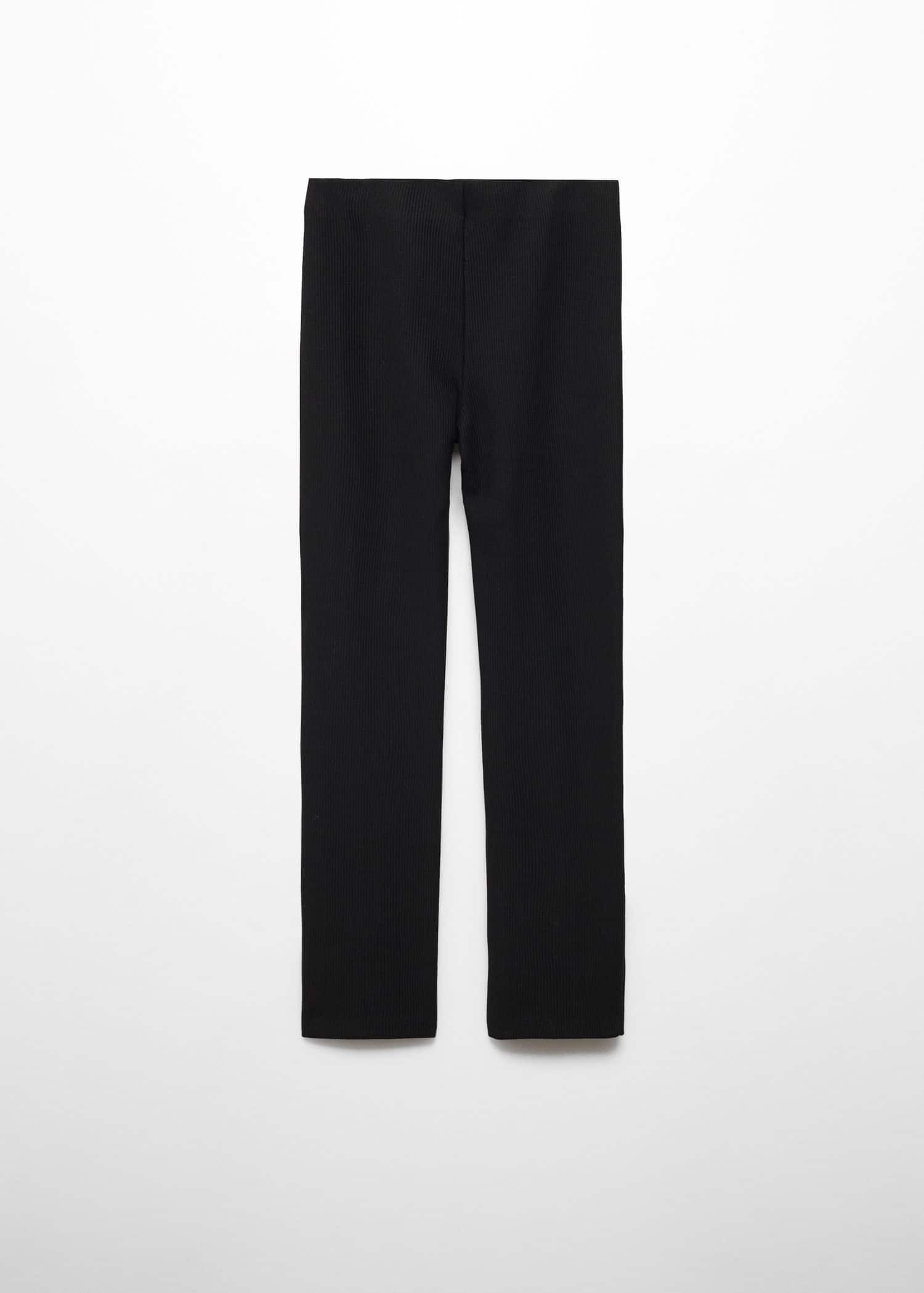 MANGO Basic Leggings in Black | endource