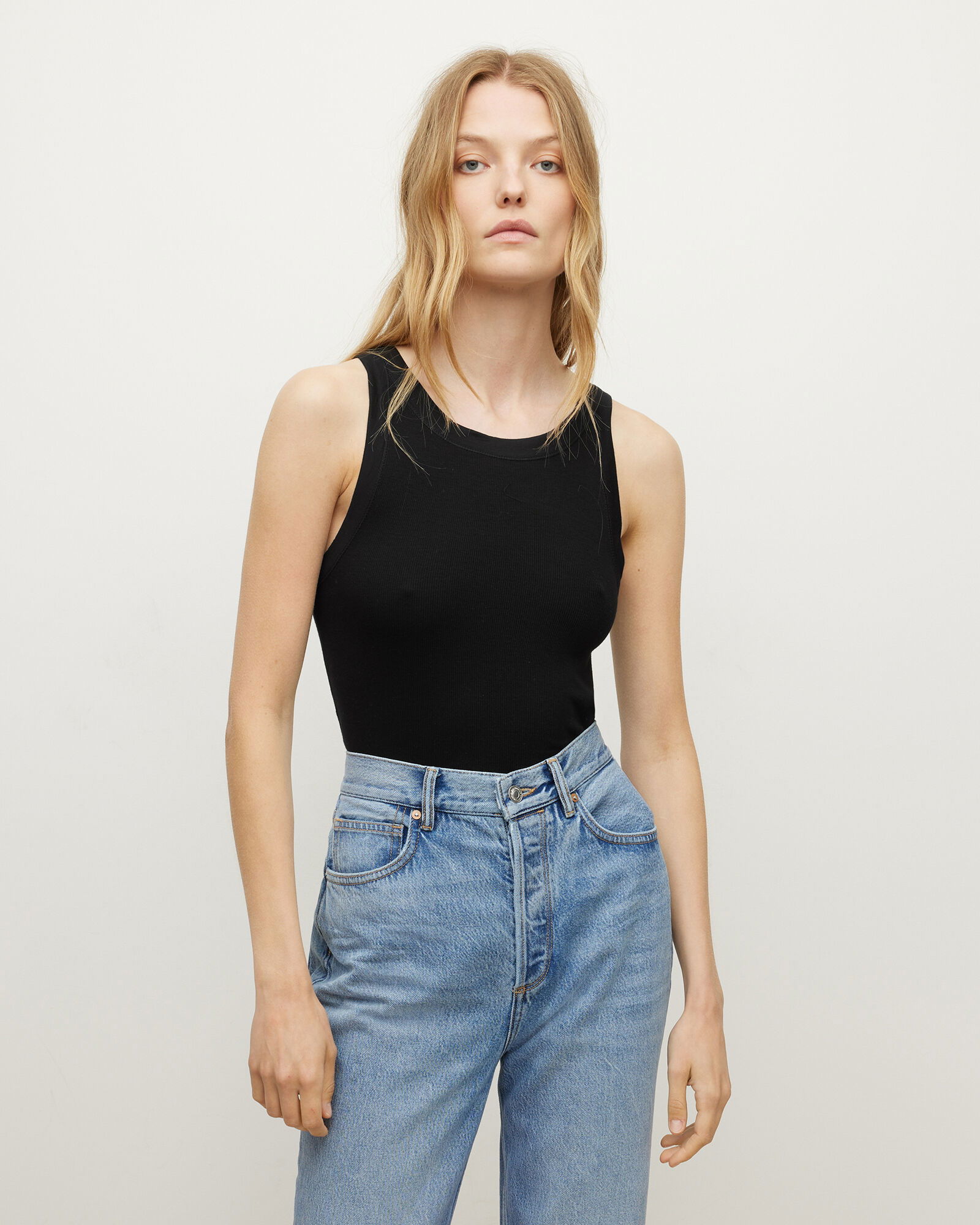 ALLSAINTS Rina Tank in Black | endource