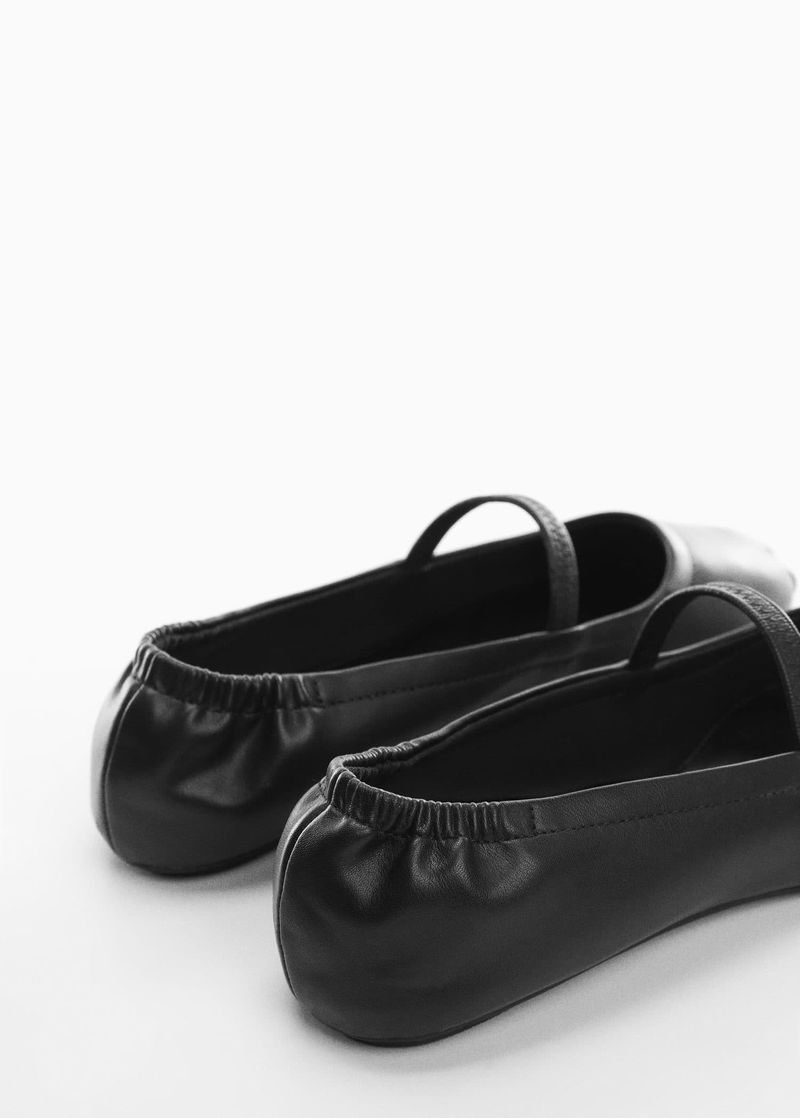 MANGO Ballet Shoes in Black | Endource