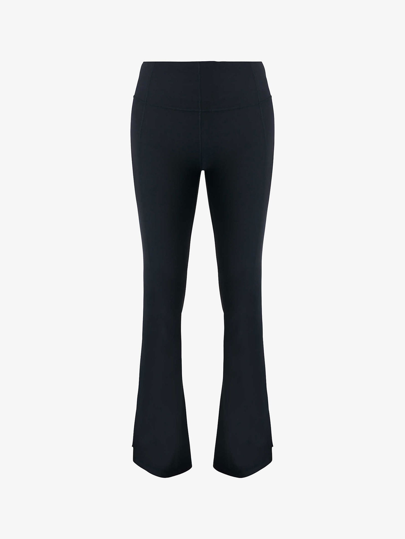 SWEATY BETTY Soft Sculpt Flare 32 Yoga Trousers in BLACK | endource