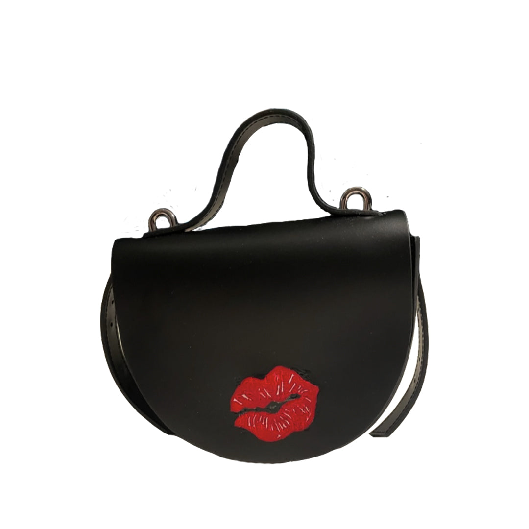 HILL & FRIENDS Pimp My Bag Mini Bag in LOLLIPOP RED GLOSSY GOAT WITH ...