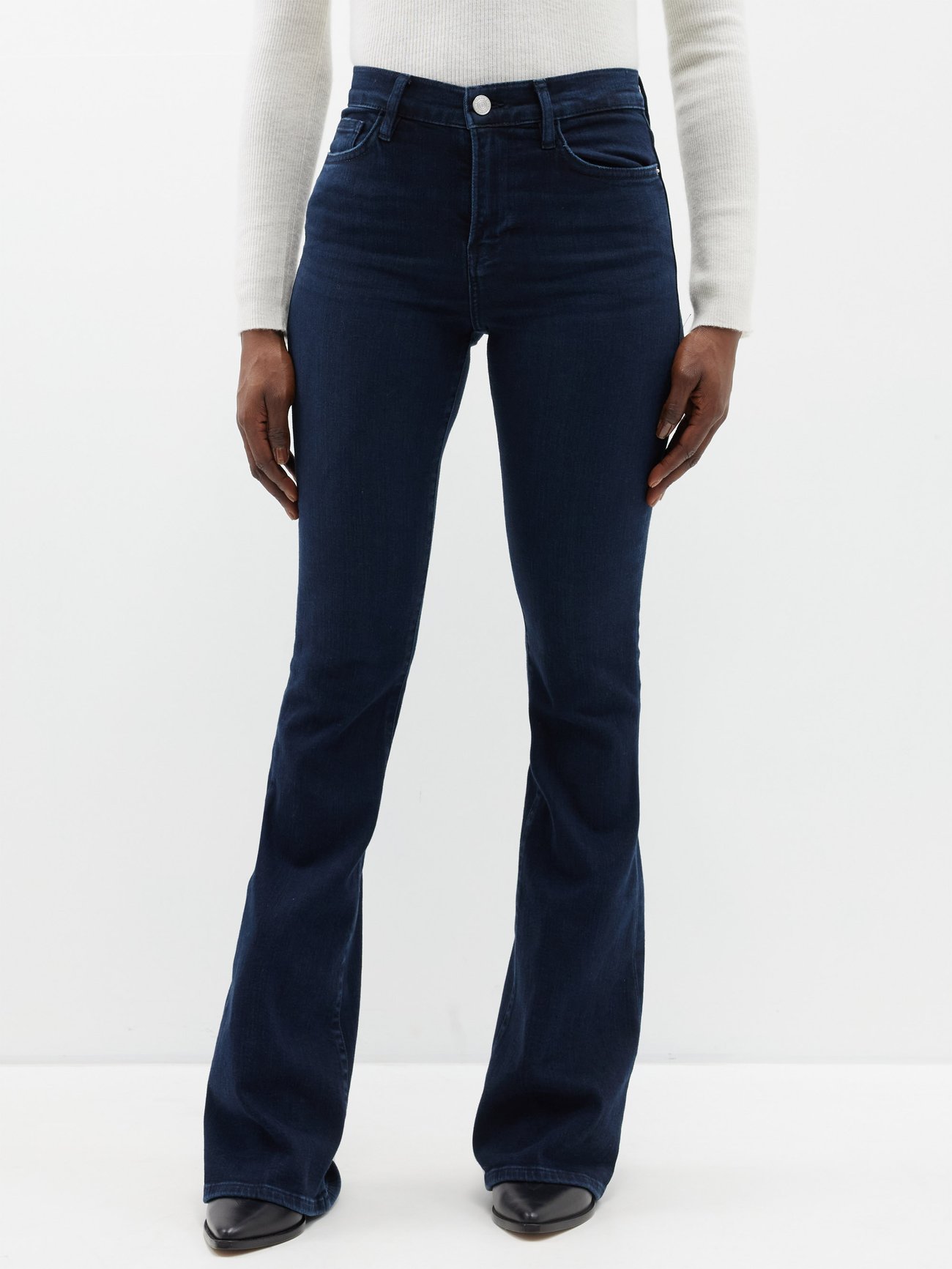 FRAME Le High Flare Jeans | endource