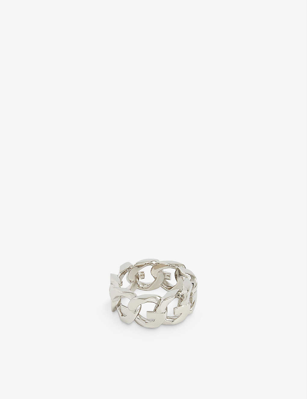 GIVENCHY G-Chain Silver-Toned Brass Ring | Endource
