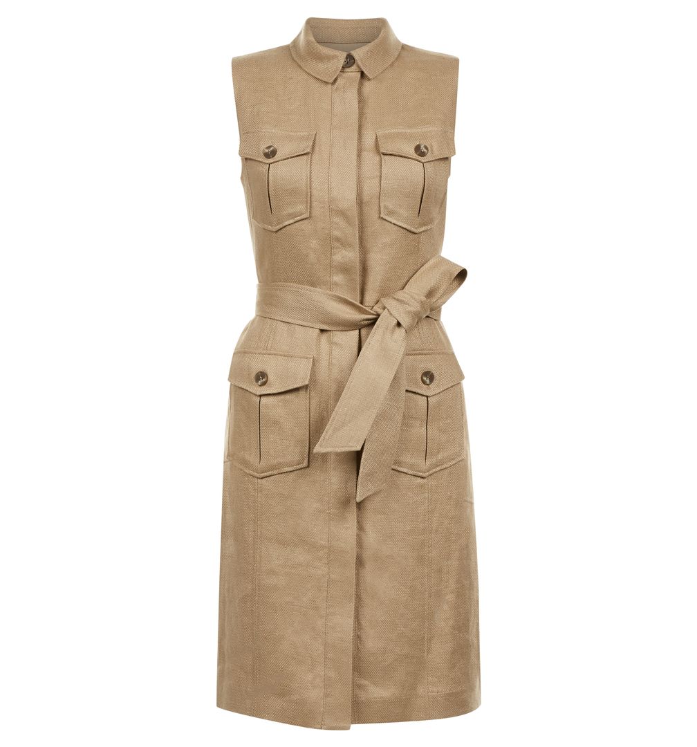 HOBBS Becca Safari Dress in Tawny | endource