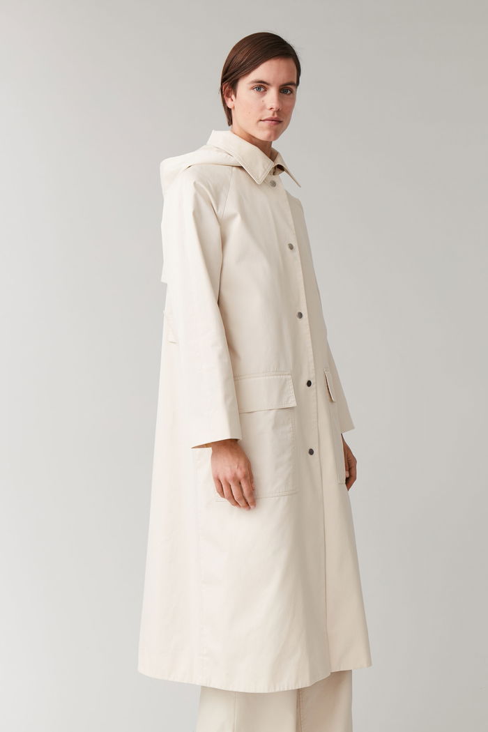 COS Hooded Cotton Coat | endource