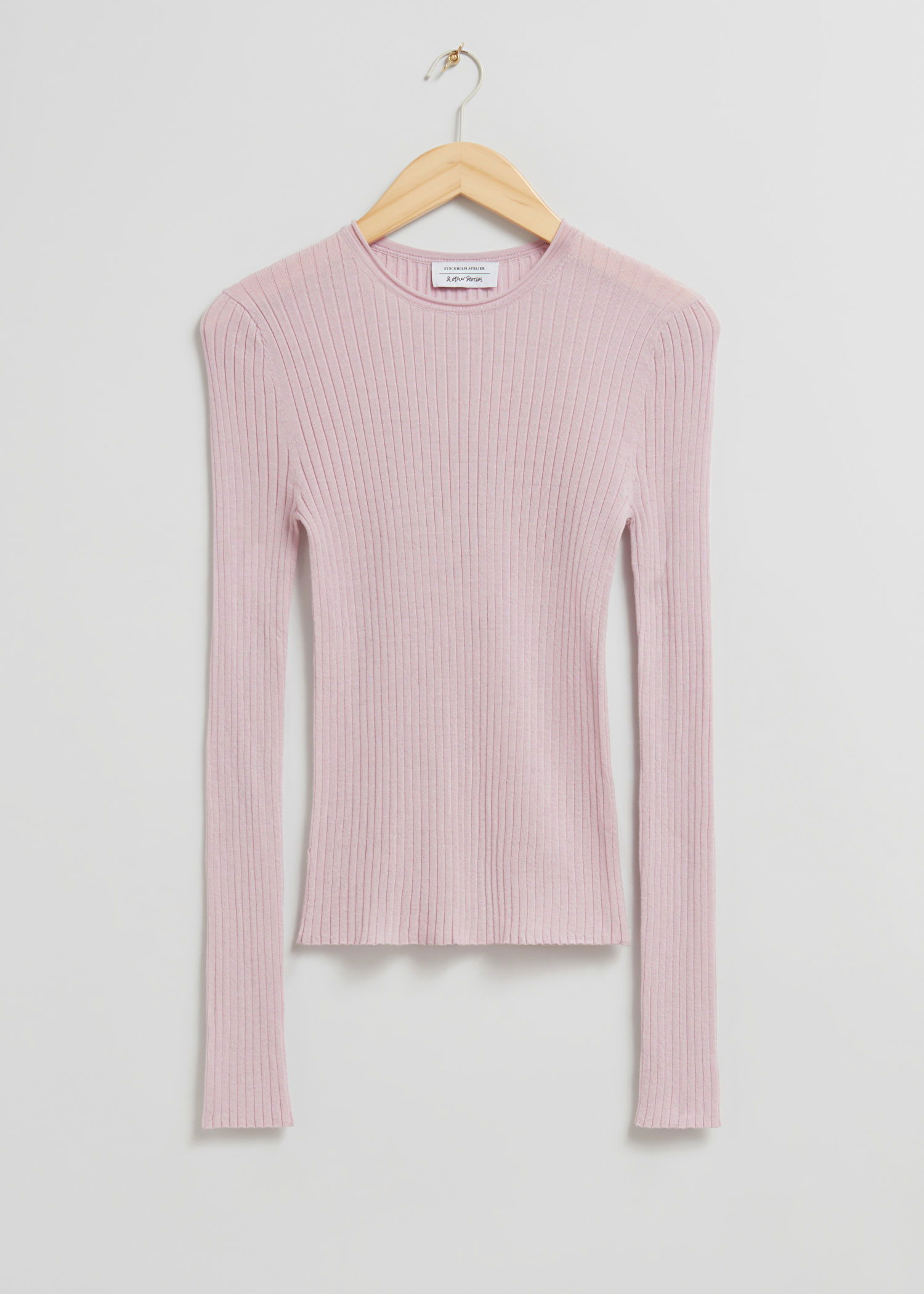 & OTHER STORIES Merino Wool Ribbed Top | endource