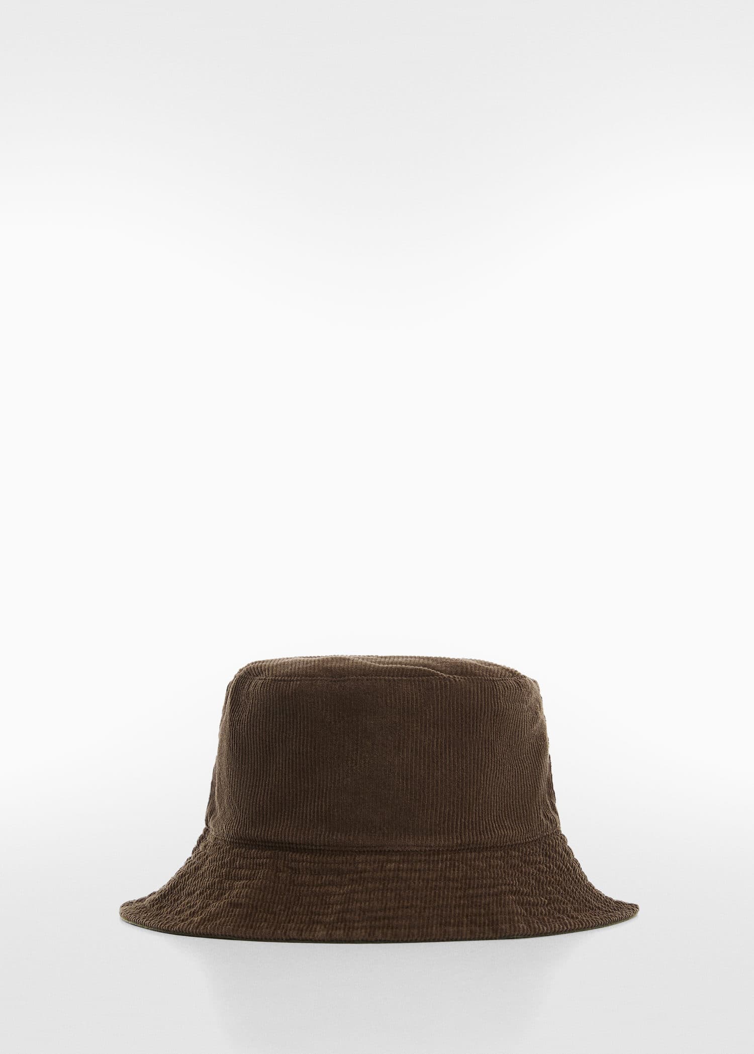 MANGO Reversible Bucket Hat in Khaki | endource