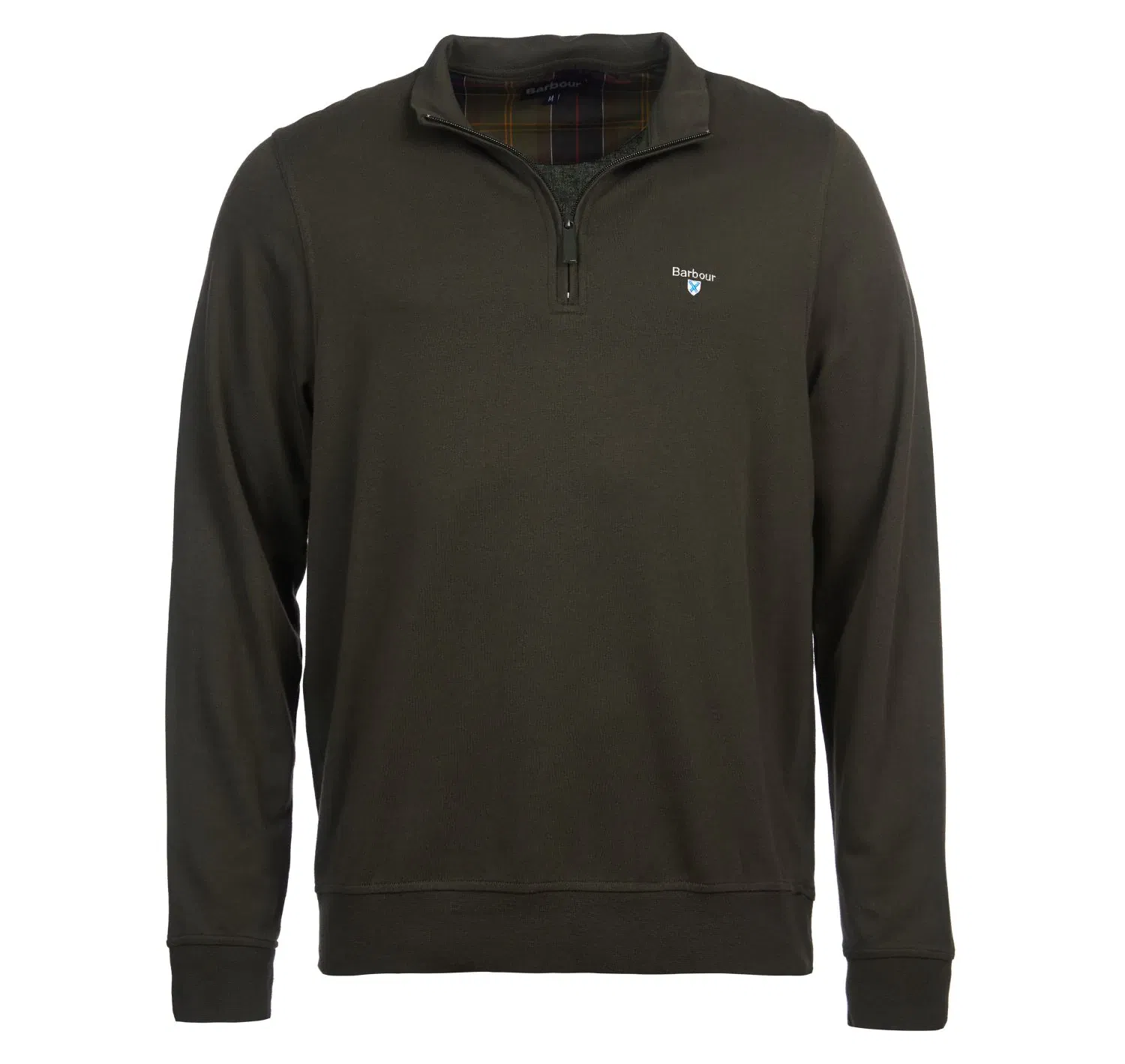 BARBOUR Batten Half Zip Sweatshirt in Grey Marl | endource