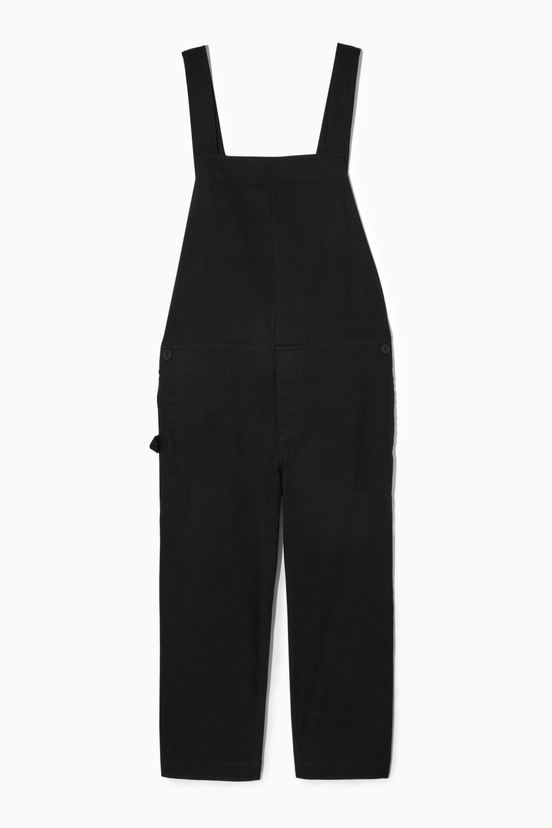 COS Utility-Style Dungarees in BLACK | Endource